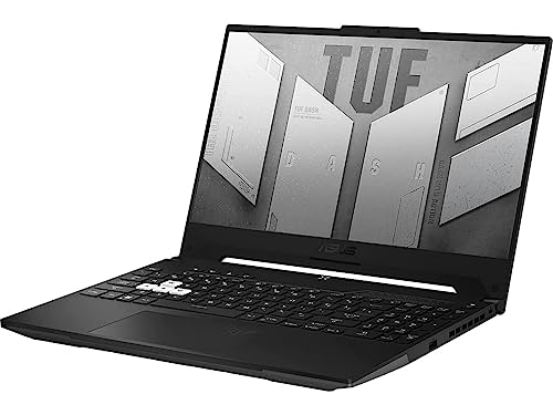 ASUS TUF Dash Gaming Laptop, 15.6" FHD 144Hz Display, Intel Core i7-12650H, NVIDIA GeForce RTX 3070 GPU, 16GB DDR5 RAM, 1TB NVMe SSD, Wi-Fi 6, Black, Windows 11 Home