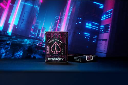 Bicycle Cyberpunk Cybercity Premium Playing Cards, 1 Deck