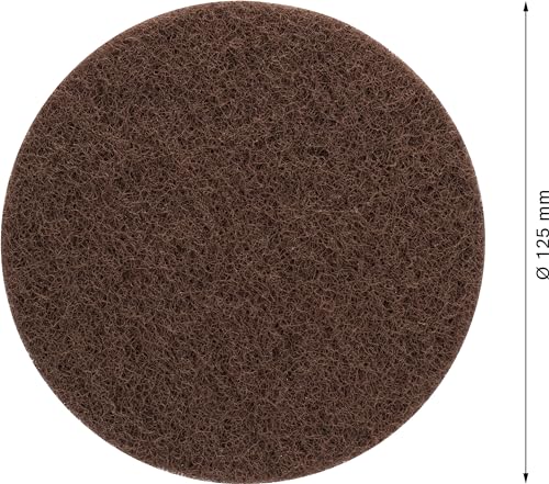 Bosch Professional 5x Expert N880 Fleece Discs (for Steel sheets, Ø 128 mm, Grit 280, Accessories Random Orbital Sander)