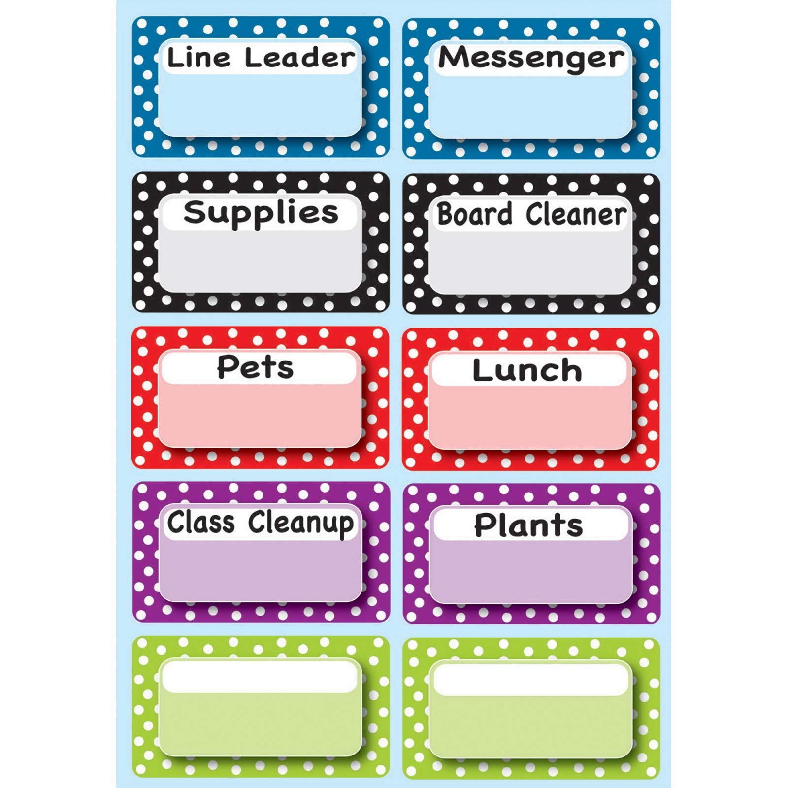 ASHLEY PRODUCTIONS Classroom Jobs Time Magnetic Organizer