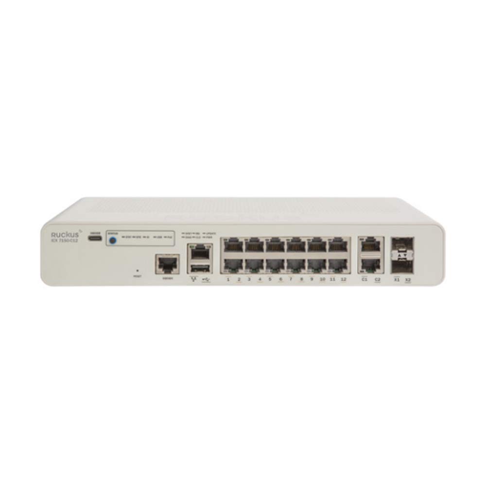 Ruckus Brocade ICX 7150 Compact Switch (ICX7150-C12P-2X1G)