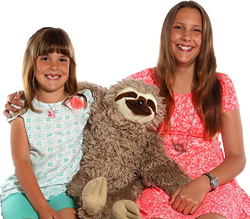 Wild Republic Jumbo Sloth Plush, Giant Stuffed Animal, Plush Toy, Gifts for Kids, 30 Inches