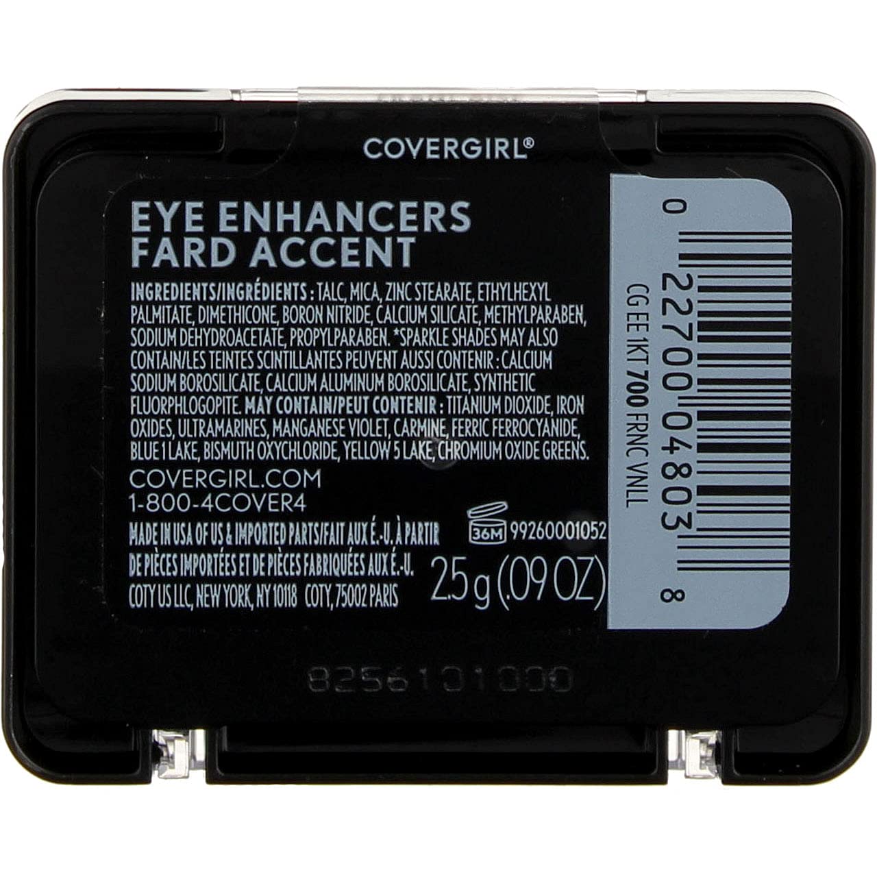 COVERGIRL Eye Enhancers 1-Kit Eye Shadow French Vanilla 700 .09 Ounce - Pack of 2