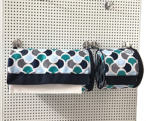 Olve Kitchen Paper Towel Holder Hanging Paper Towel Dispenser Cover for Kitchen, Camping Outdoor (Mint)