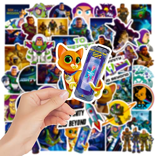 Buzz Lightyear Stickers / 50Pcs Reward Motivational Cartoon Stickers for Water Bottle, LaptopSkateboard,Refrigerator,Hydro Flasks, Decal, Waterproof Vinyl Decal for Adults, Teens (Buzz Lightyear)