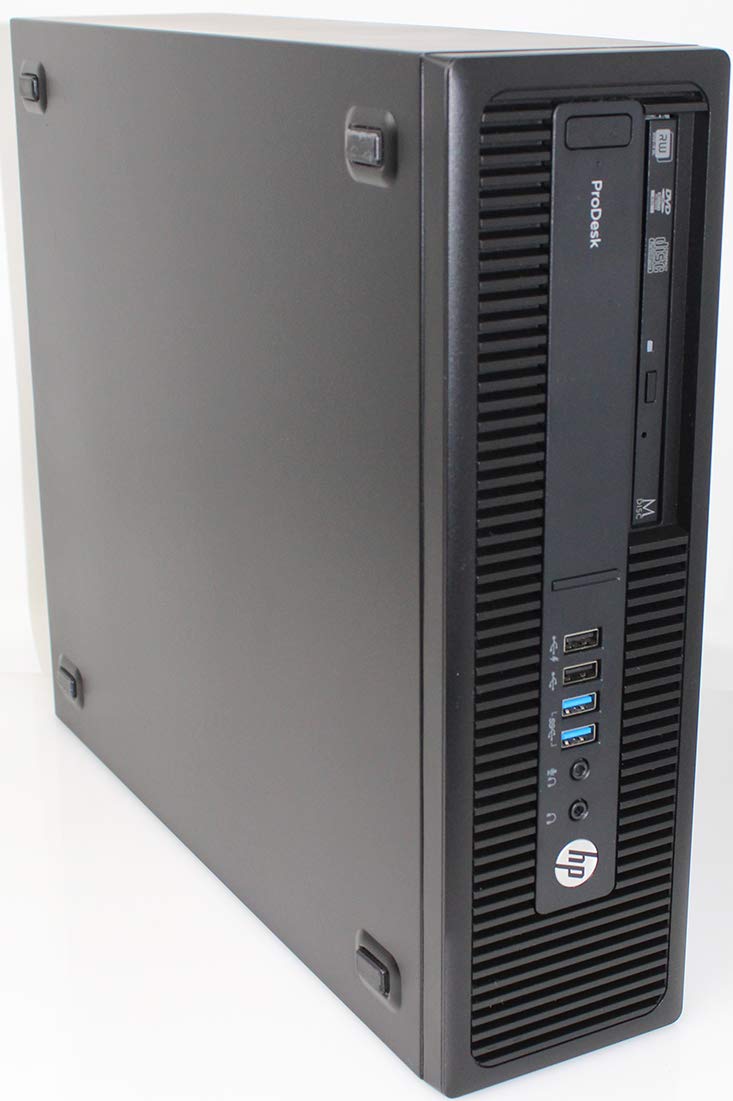 HP 600 G2 ProDesk SFF Desktop, Intel Quad-Core i5 6500 Upto 3.6GHz, 32GB RAM, 1TB SSD, HD Graphics 530 4K / 3-Monitor Support, Wi-Fi, Bluetooth, HDMI, DisplayPort - Windows 10 Pro (RENEWED)
