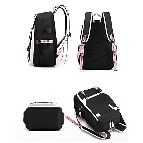 Backpack for Girls Casual Daypack Nylon Waterproof Kids Elementary Middle Schoolbag Children Bookbag