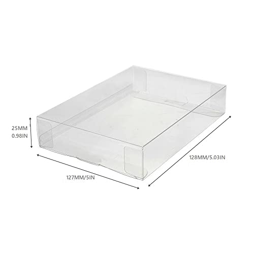 CHILDMORY 10pcs Carts Clear CIB Case Sleeve Box for Gameboy Color Advance GBA GBC Protector