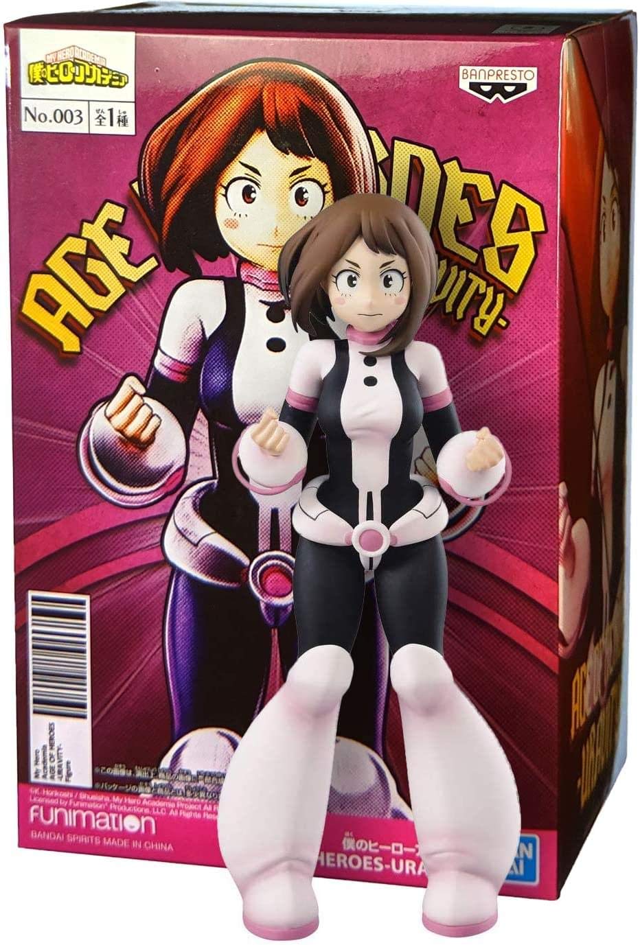 Banpresto 39495 My Hero Academia Age of Heroes Uravity Ochaco Uraraka Figure
