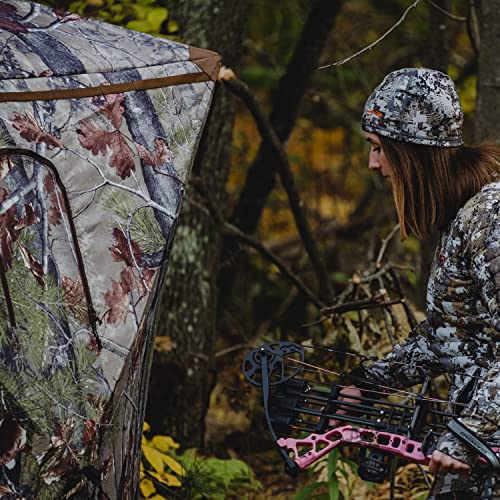 Barronett Blinds Ox 4 Backwoods Camo Heavy Duty Pop Up Ground Hunting Blind