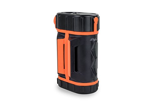 Celestron - PowerTank Lithium Pro Telescope Battery – Rechargeable Portable 12V Power Supply for Computerized Telescopes – 17 hour capacity/ 158.74Wh - Red/White LED Light - 2 USB Ports, Black(18768)
