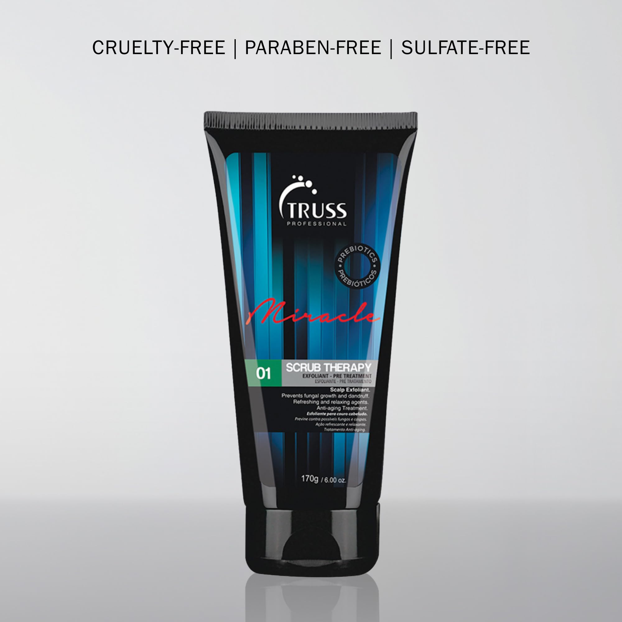 TRUSS Scrub Therapy Scalp Exfoliant Treatment - Anti Dandruff Treatment For Dry, Itchy & Flaky Scalp - Antibacterial Exfoliator