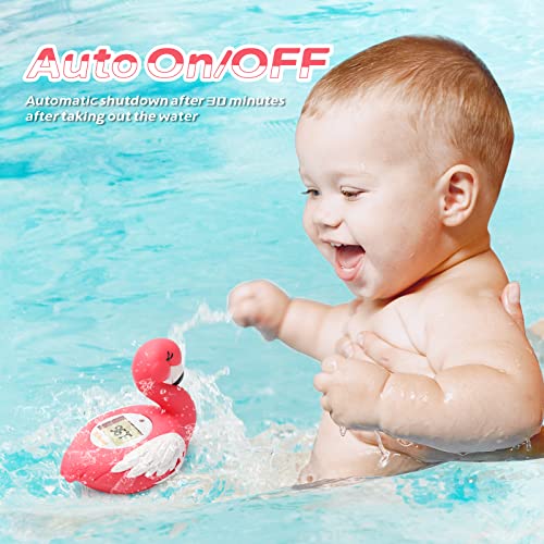 Doli Yearning Upgrade Baby Bath Thermometer Flamingo Room Temperature| Water Thermometer|Kids' Bathroom Safety Products| Baby Bath
