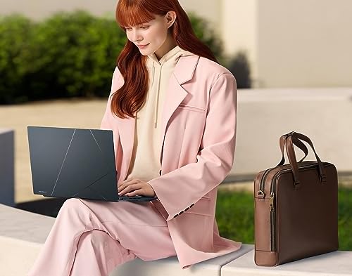 Asus Zenbook 14.5/in 2.8K(2880 x 1800) 120Hz OLED Laptop, 14-Core i7-13700H Evo, 100 Percent DCI-P3, WiFi 6E, 2X Thunderbolt 4, Harman Kardon, Widnows 11, w/Mousepad (16GB LPDDR5 RAM | 1TB PCIe SSD)