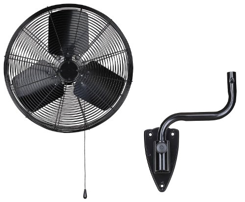Dayton 13V401 Oscillating Fan, Wall Mount, 18 In