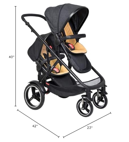 Phil & Teds 2019 Voyager Buggy with Doubles Kit (Butterscotch)