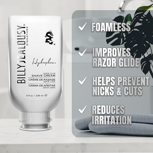 Billy Jealousy Hydroplane Super Slick Shave Cream, 8 Fl Oz (Pack of 1)