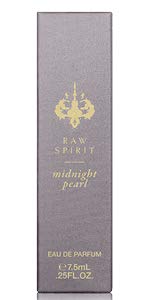 Raw Spirit Midnight Pearl Perfume for Women | Sultry, Floral Cruelty-Free Fragrance | Eau de Parfum Spray, .25fl oz/7.5mL
