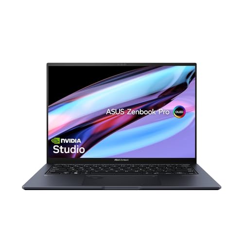 ASUS Zenbook Pro 14 OLED 14.5” OLED 16:10 Touch Display, DialPad, Intel i9-13900H CPU, GeForce RTX 4070 Graphics, 32GB RAM, 1TB SSD, Windows 11 Home, Tech Black, UX6404VI-DS96T