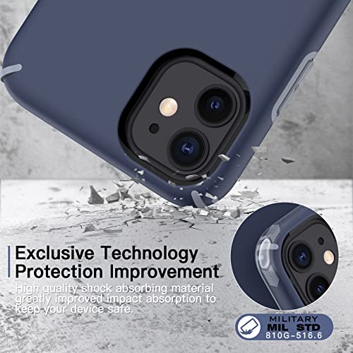 TEAM LUXURY Designed for iPhone 11 Case, [Ultra Impact Resist] [Anti-Scratch] Shockproof Protective Case for iPhone 11 Phone Case Cover (6.1”), (Navy Blazer Blue)