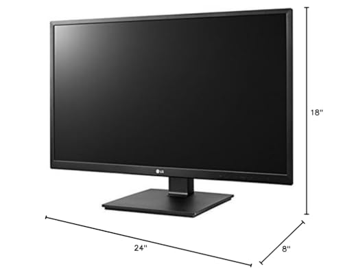 LG 24BK550Y-B, Black 24" 5ms (GTG) 1920 x 1080, FHD IPS Display, Mini PC MOUNTING Capabilities Built-in 1.2W 2ch Stereo Speakers (Renewed)