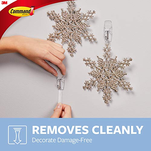 Command, Medium, Clear, Wire Toggle, 2-Hooks (17065CLR-ES), 2 Count