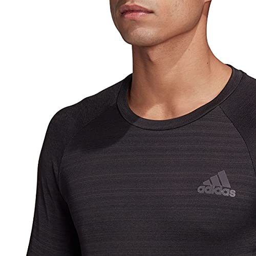 adidas mens Adi Runner Long Sleeve Tee Black X-Large