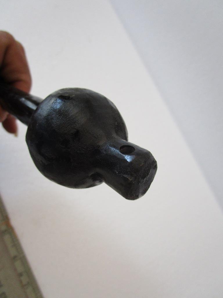 Brass Bell Clapper - Great Sounding - Temple/Church/Religious/Traditional/School/Collage : (Cast Iron : Length: Approx 6.5 Inches)