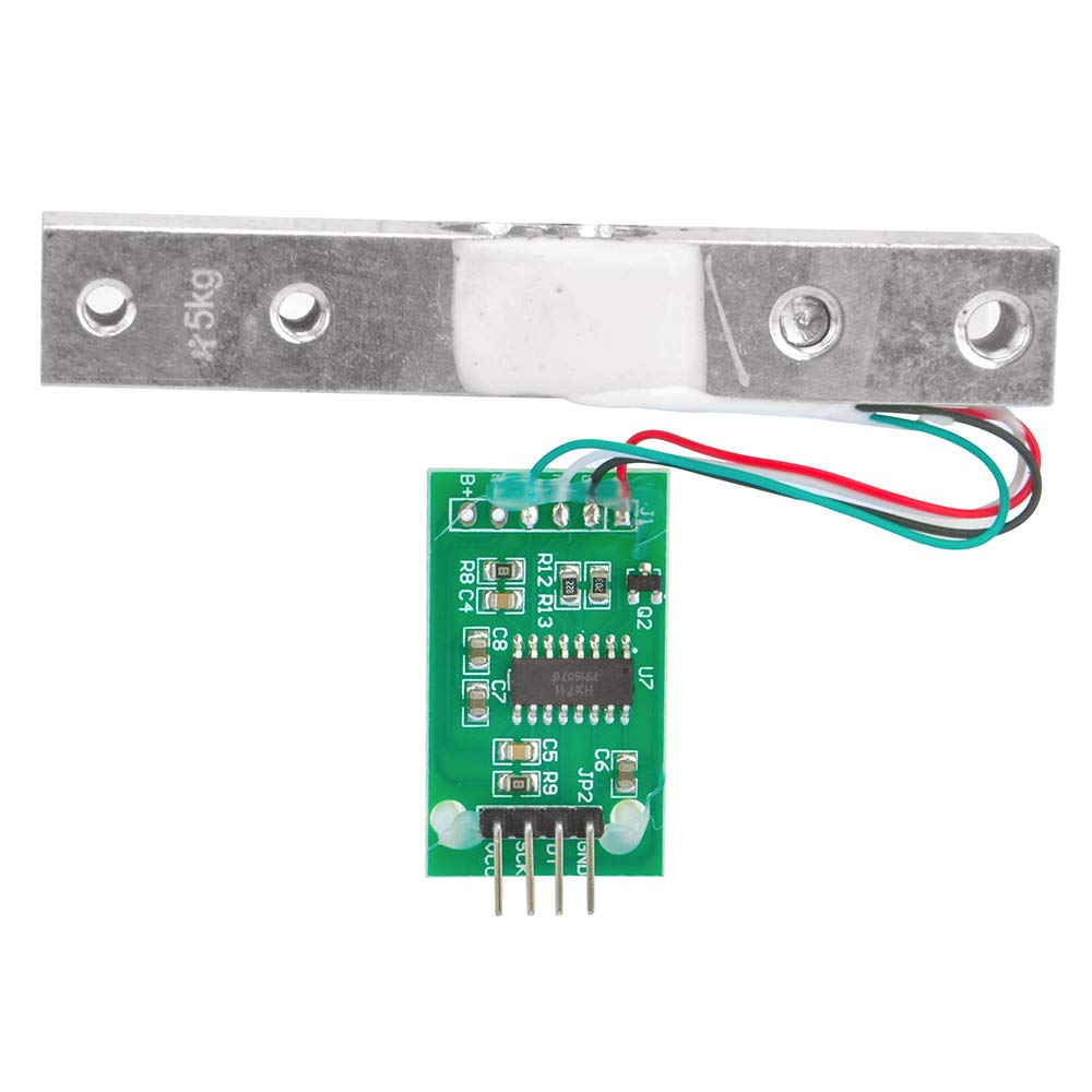 KOOKYE 5kg Load Cell and HX711 Combo Pack Kit - Load Cell Amplifier ADC Weight Sensor for Arduino Scale