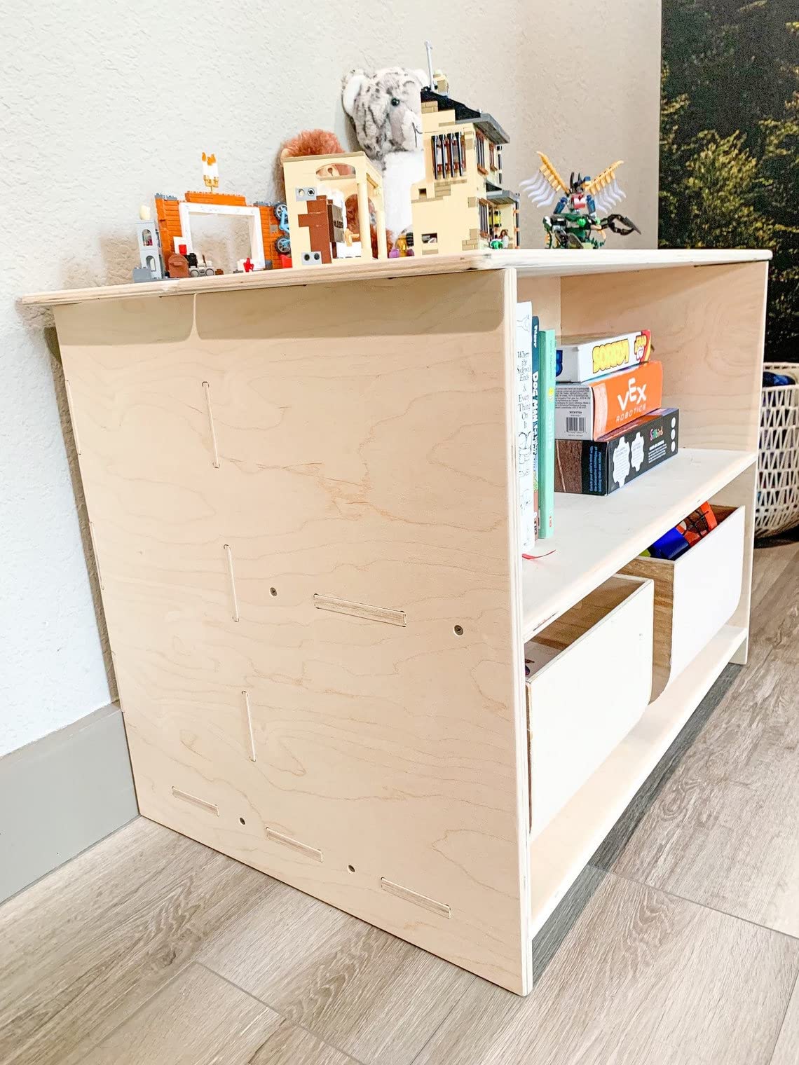 Bush Acres Montessori with Hidden Storage - Montessori Wooden Furniture – Nursery Gift – Woodenshelf