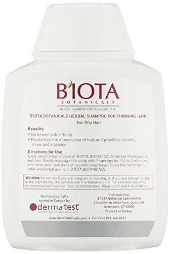 BIOTA BOTANICALS ADVANCED HERBAL CARE SHAMPOO (OILY CARE FORMULA)