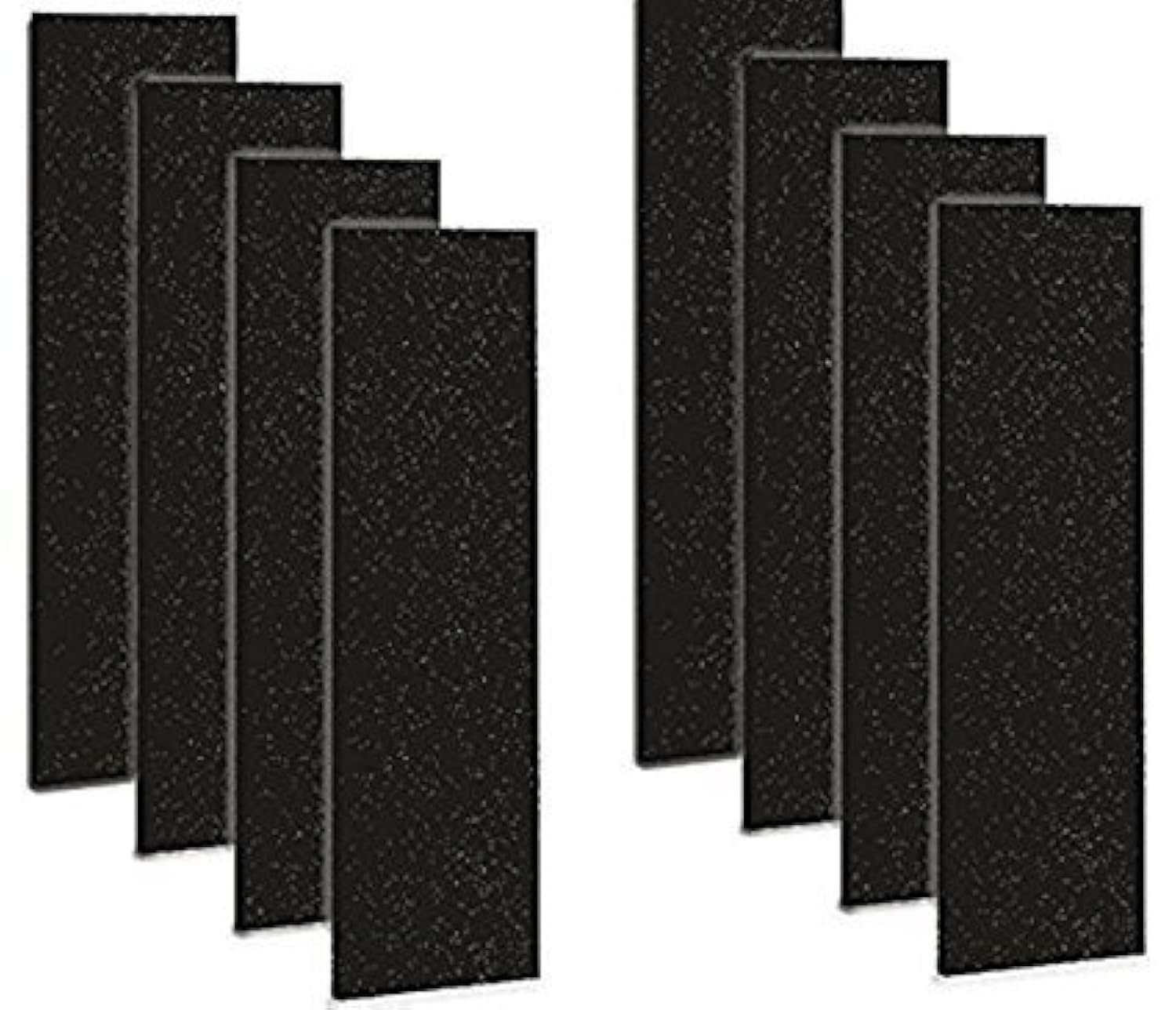 CFS – Carbon Activated Pre-Filter Compatible with FLT4825 HEPA Filter, AC4800 Series, Filter B Models – Fresh and Filtered Air for Indoor – Charcoal Air Filter Sheet – Black (8 Pack)