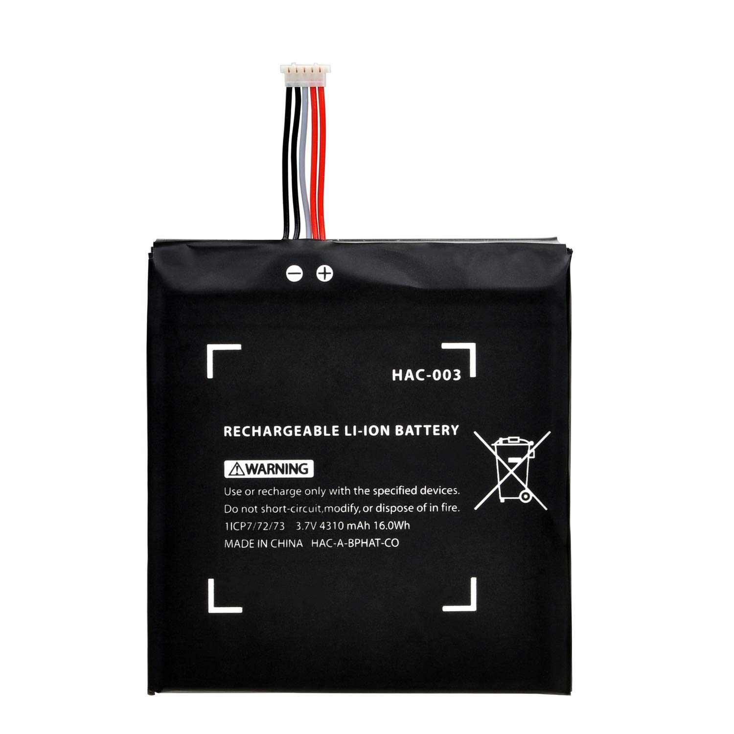 PowerTrust HAC-003 Rechargeable Battery Compatible with Nintendo Switch 2017 Game Console HAC-001 HAC-A-BPHAT-C0 HAC-S-JP/EU-C0 Console Batteries