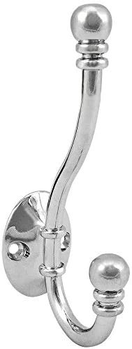 Cosmas 10 Pack 36267CH Polished Chrome Heavy Duty Coat & Hat Hook