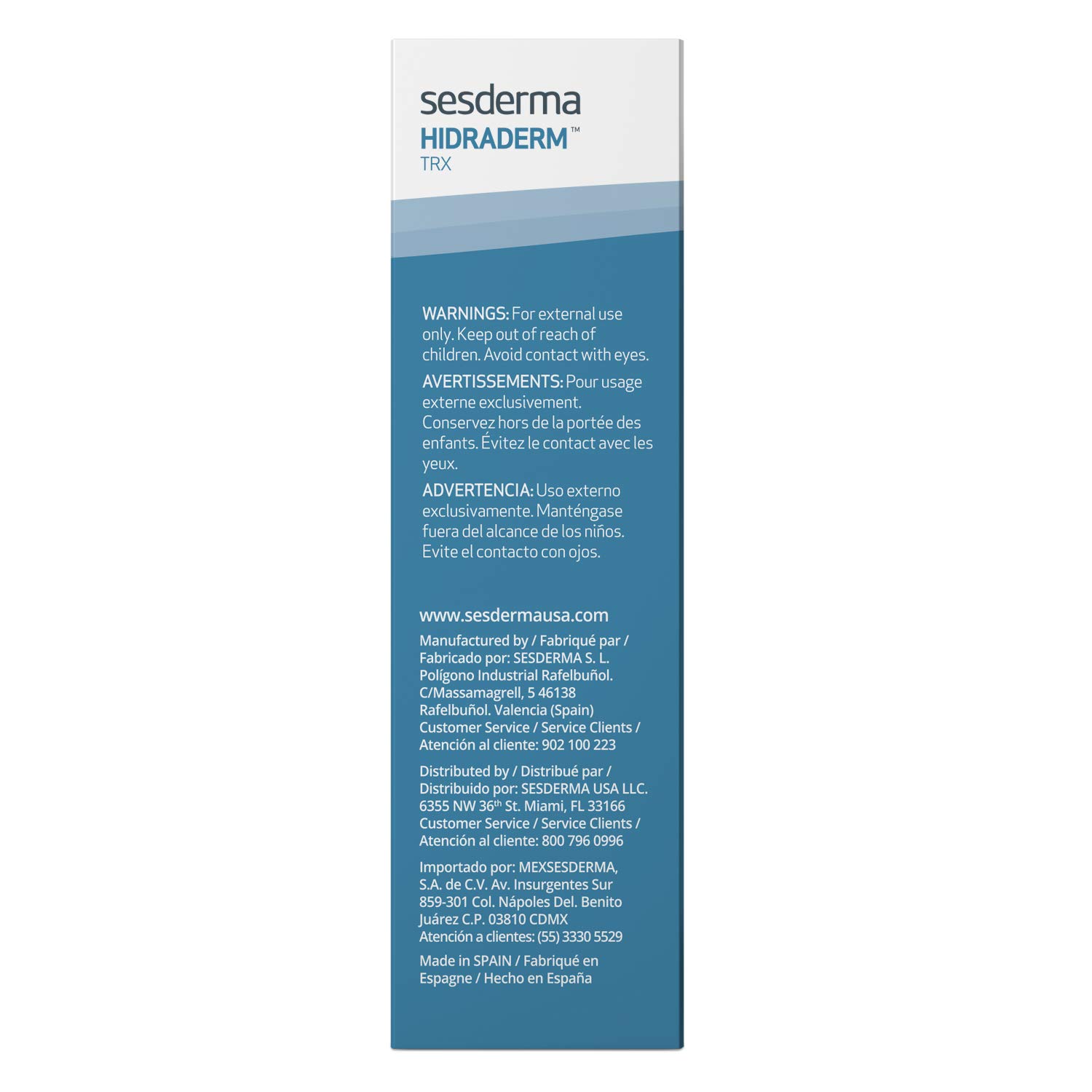 Sesderma HIDRADERM TRX Facial Gel Cream, 1.7 fl. oz.