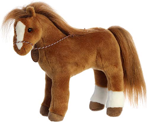 Breyer Aurora® Exquisite Quarter Horse Stuffed Animal - Realistic Detailing - Imaginative Play - Brown 13 Inches