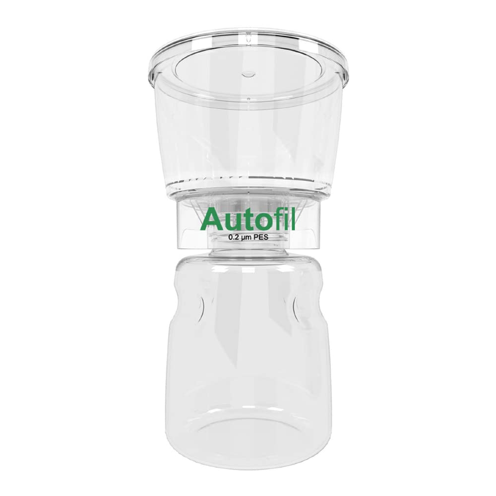 Autofil Sterile Disposable Vacuum Filter Units with 0.2um Sterilizing PES Membrane, 500mL, 12/CS