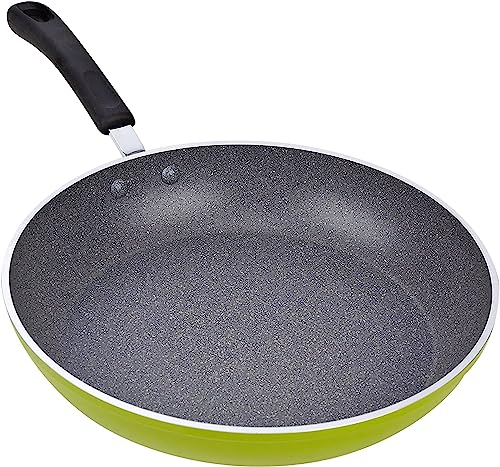 Cook N Home Saute Fry Pan, 12-inch, Green