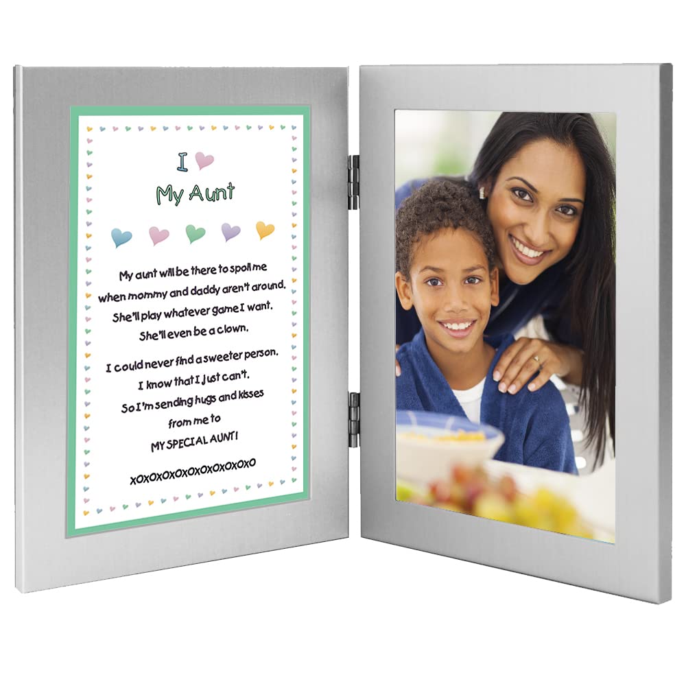 Birthday Gift for Aunt, Sweet Poem from Niece or Nephew, Add 4x6 Inch Photo