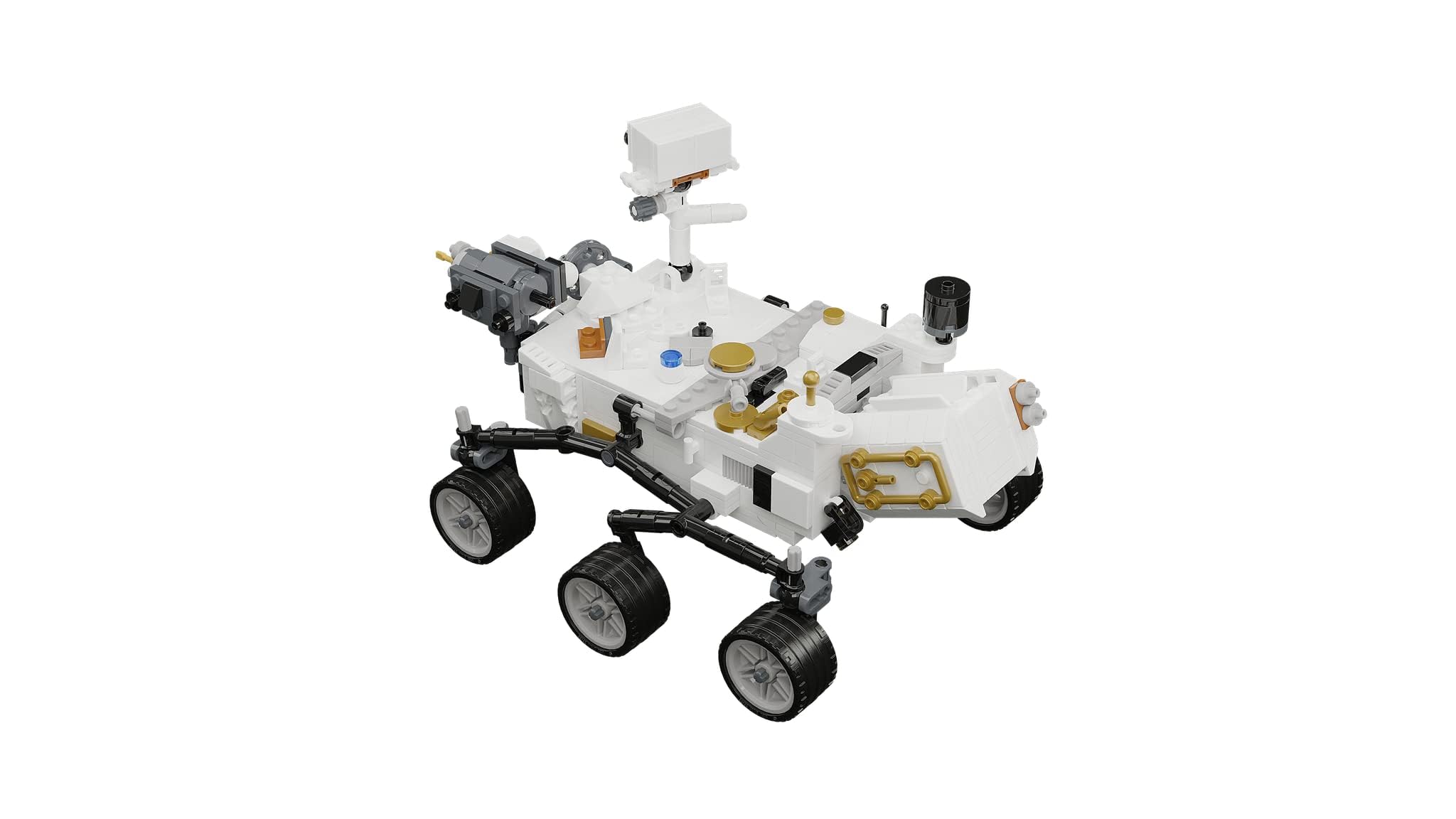 Brick Loot Officially Licensed NASA Mars Rover Perseverance Model Kit, Toy Car Building Blocks, STEM Kits, Space Gifts for Adults or Kids 6 +, Compatible with Lego and Other Major Brands, 603 Pieces
