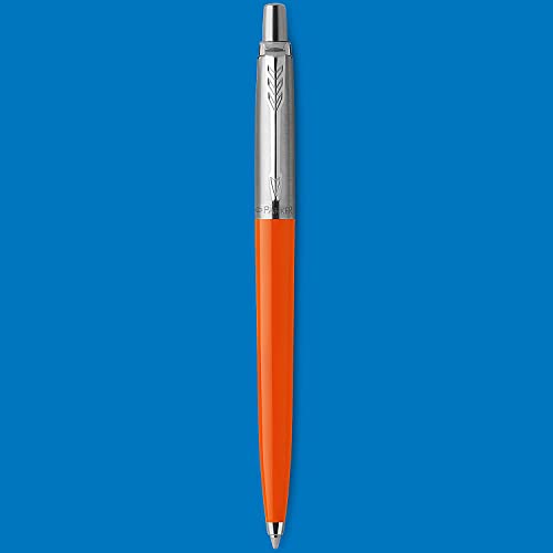 Parker Jotter Originals Ballpoint Pen Collection, 90s Retro Orange Finish, Medium Point, Black Ink, 1 Count