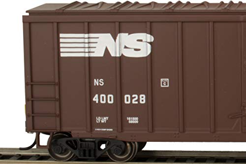 Bachmann Trains - 50' Outside Braced Box Car with Flashing End of Train Device - Norfolk Southern #400028 - HO Scale