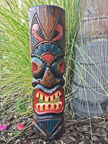 FOREVER BAMBOO Hawaiian Tiki Mask Classic Tahitian 20"