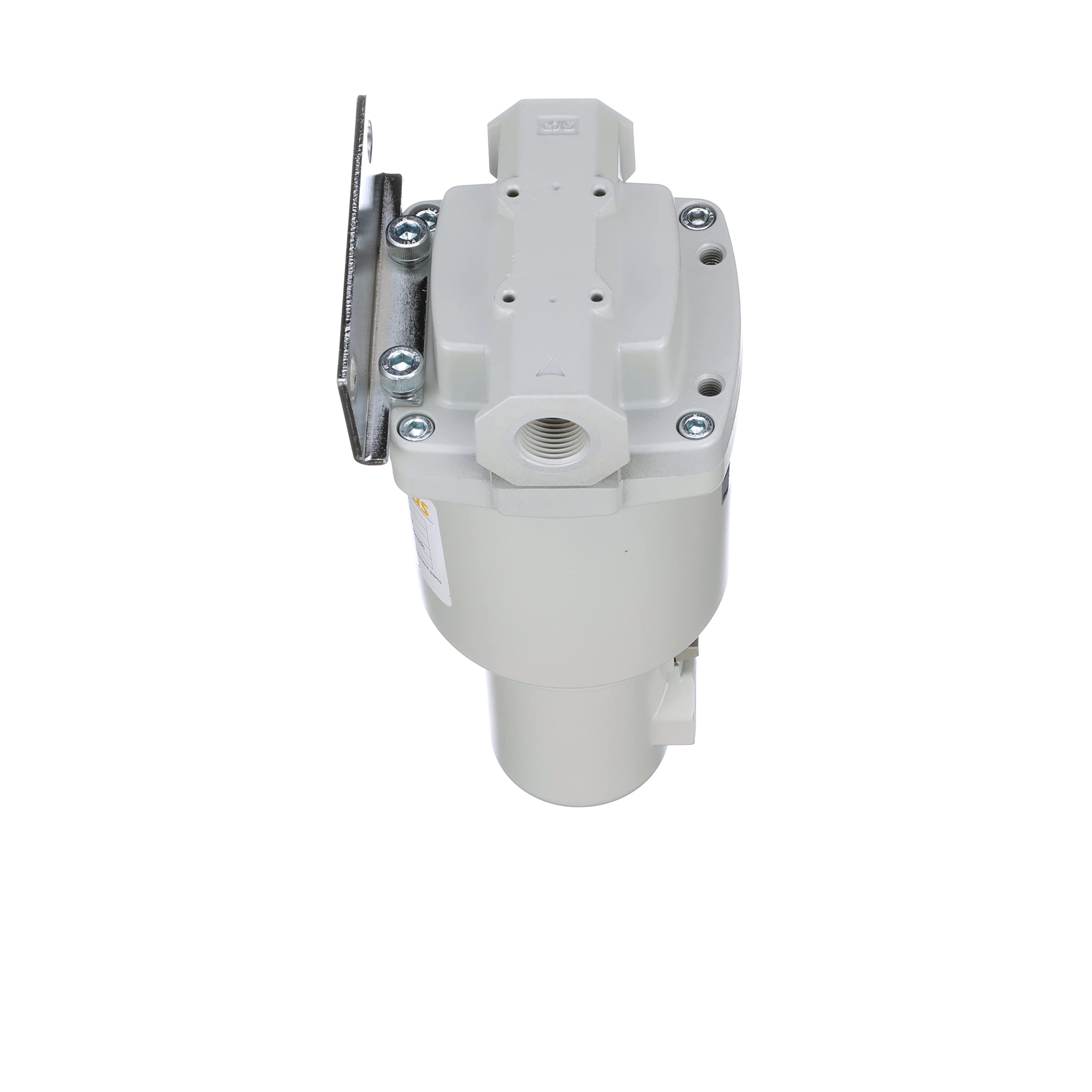 PneumaticPlus SDD450-N04F in-Line Desiccant Air Dryer 1/2" NPT - Metal Bowl w/Large Dome, 1 Quart Blue Desiccant Bead