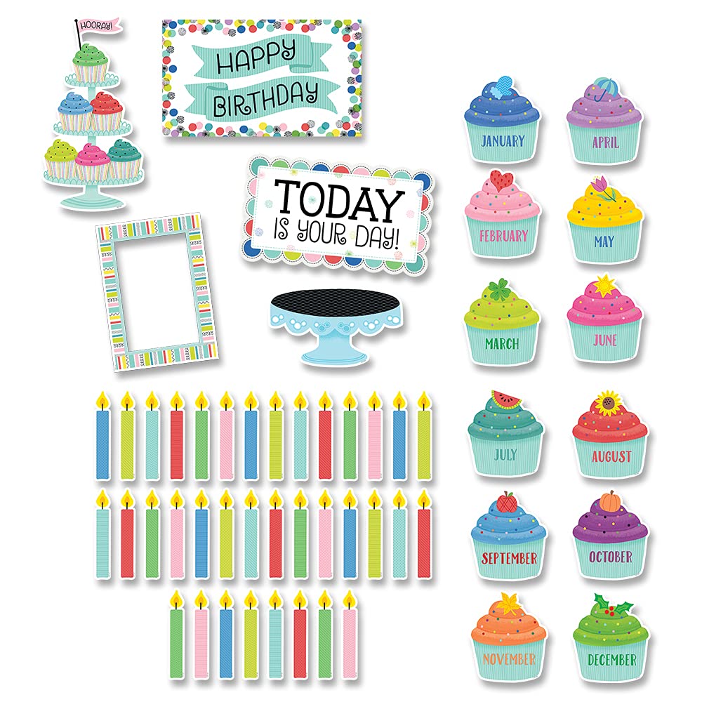 Creative Teaching Press Color Pop Birthday Mini Bulletin Board, CTP 8698