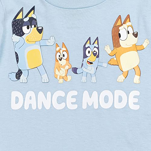 Bluey Bingo Little Girls 2 Pack T-Shirts Blue/Grey 6