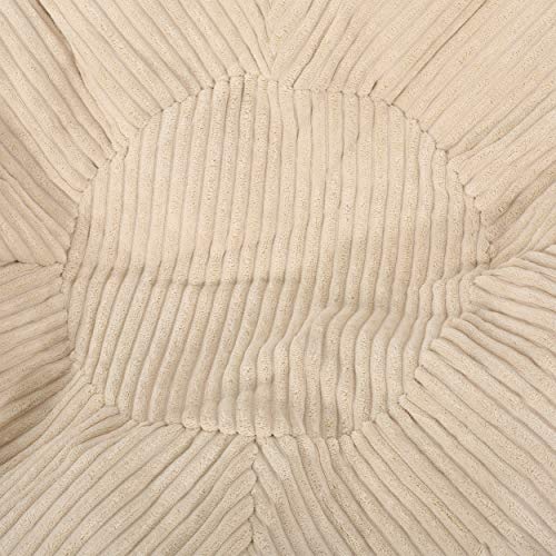 Christopher Knight Home Samantha 3 Foot Beanbag, Ivory