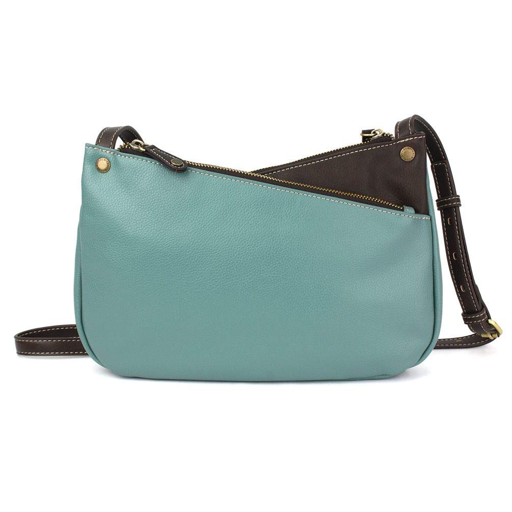 Chala Handbags Turtle Criss Cross Crossbody Handbag Purse