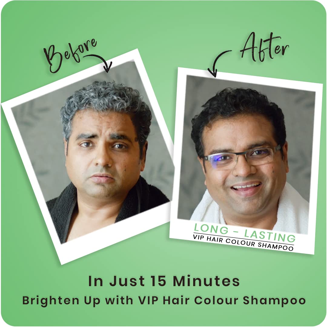 VIP 3 in 1 Hair Color Shampoo (180 ml / 6.08 fl oz)