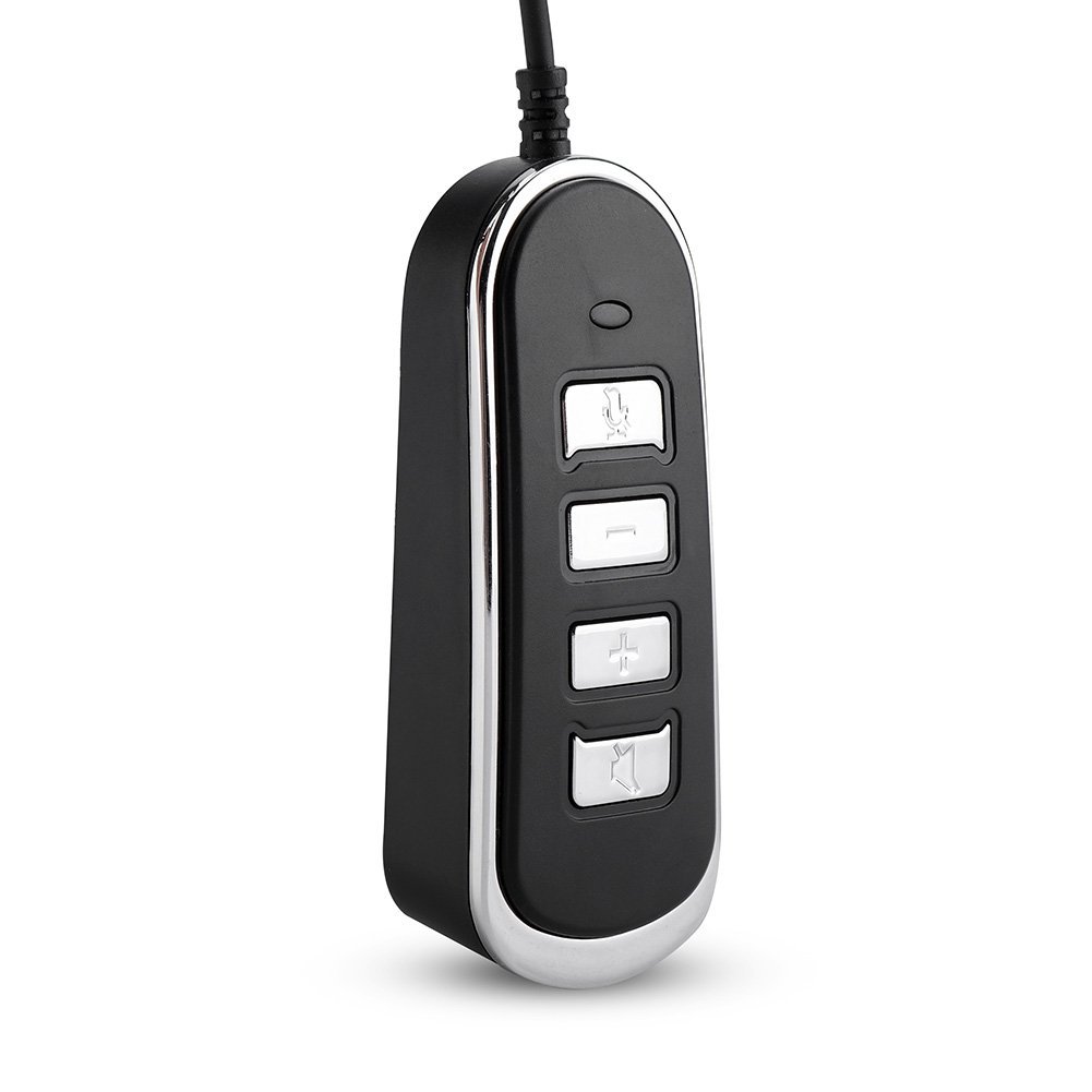 FOSA RJ9 to USB Headset Jack Cable Adapter Convertor for Audio Headphone Conversion Line Computer Headphones Line Using with Control Box